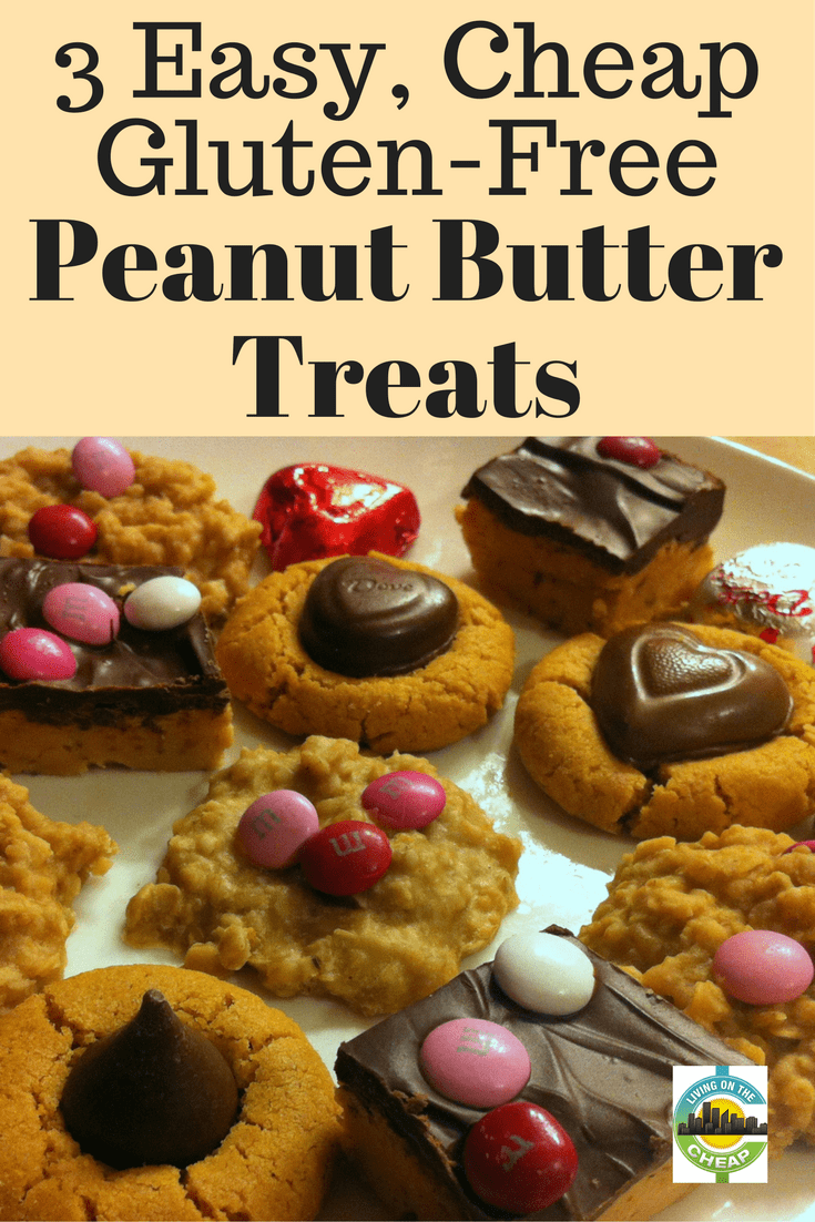 3 easy, cheap, gluten-free peanut butter treats - Living On The Cheap