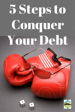 5 steps to confronting debt and getting ahead - Living On The Cheap
