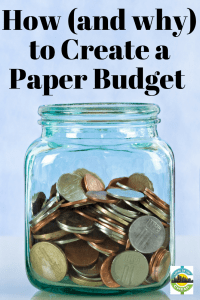 Quick and easy budgeting on paper - Living On The Cheap