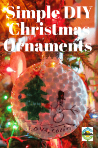 An easy and cheap way to make your own Christmas ornaments - Living On ...