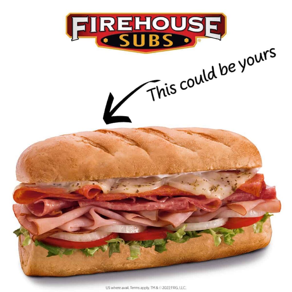 'Name of the Day' gets buy-one-get-one free sub at Firehouse Subs ...