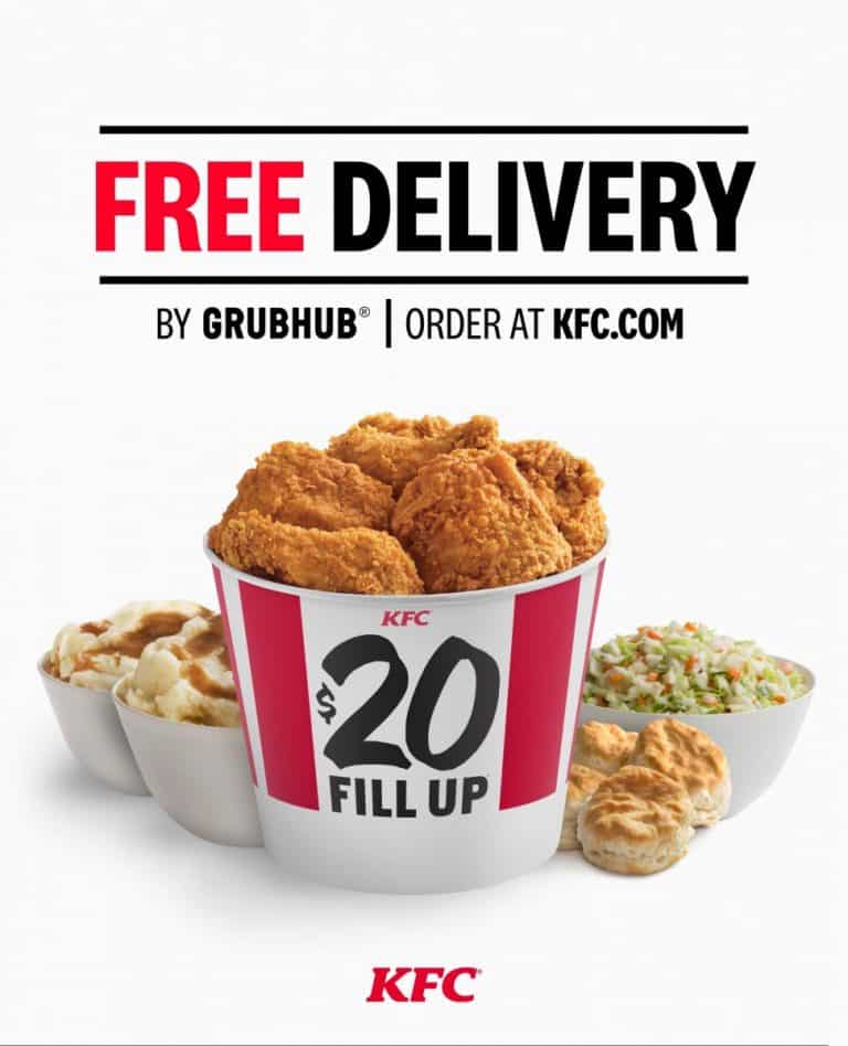 KFC offers free delivery from March 14 to April 26 - Atlanta on the Cheap