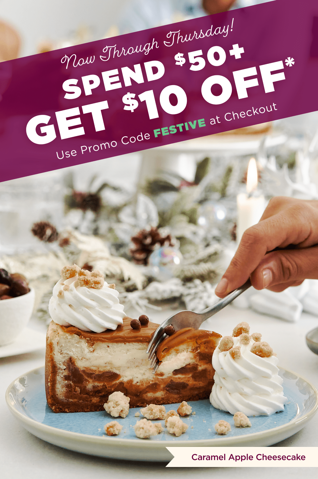 Save $10 at The Cheesecake Factory for two weeks - Living On The Cheap