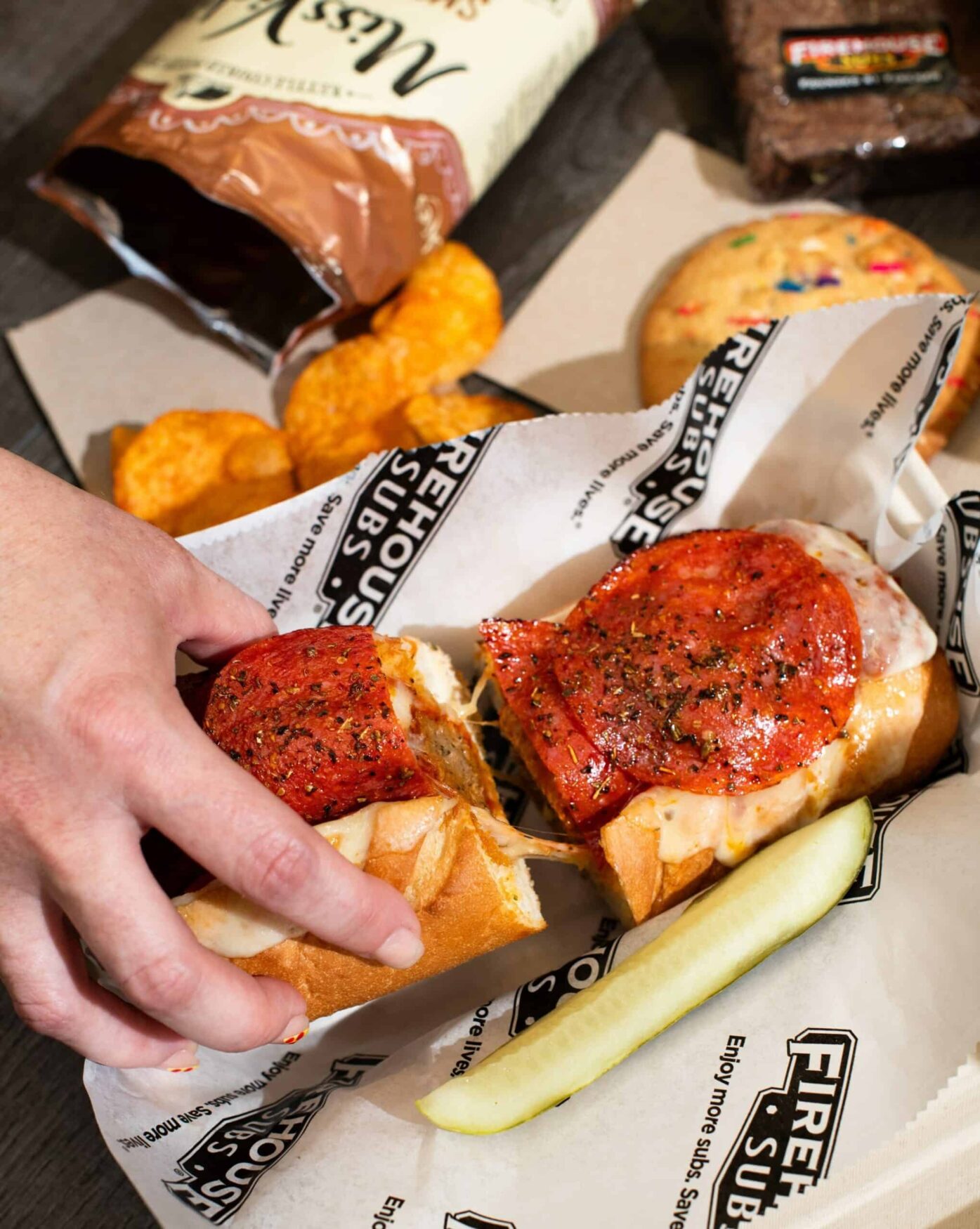 Bite into Pepperoni Pizza Meatball Sub for only $6 at Firehouse Subs ...
