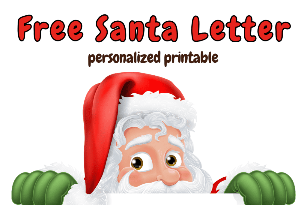 Free personalized letter to Santa - Living On The Cheap
