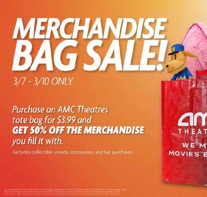 Save 50% on movie merchandise at AMC Theatres for four days only ...