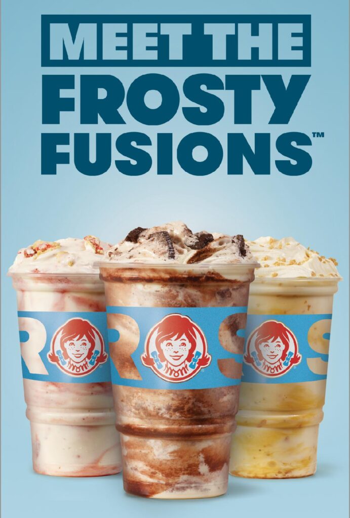 Enjoy Wendy's new Frosty Fusions or Frosty Swirls for free for one day ...