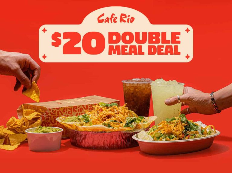 Cafe Rio offers $20 Double Meal Deal - includes entrées, drinks and ...