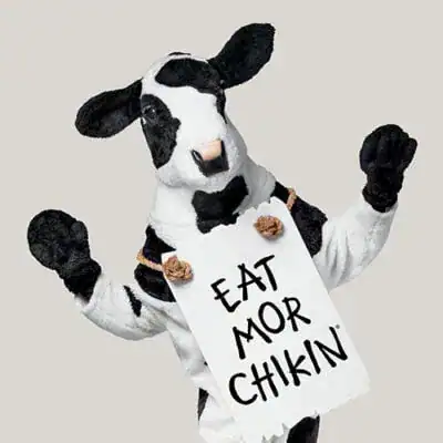 Dress like a cow for free entrée on Cow Appreciation Day at Chick-fil-A ...